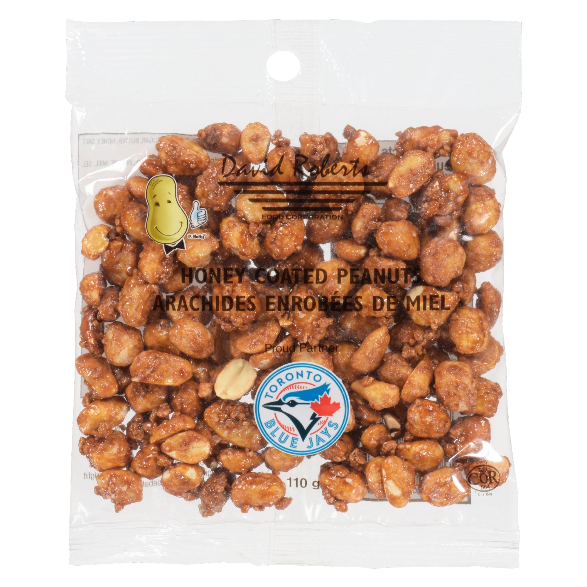 David Roberts Honey Coated Peanuts, 110g – Giant Tiger