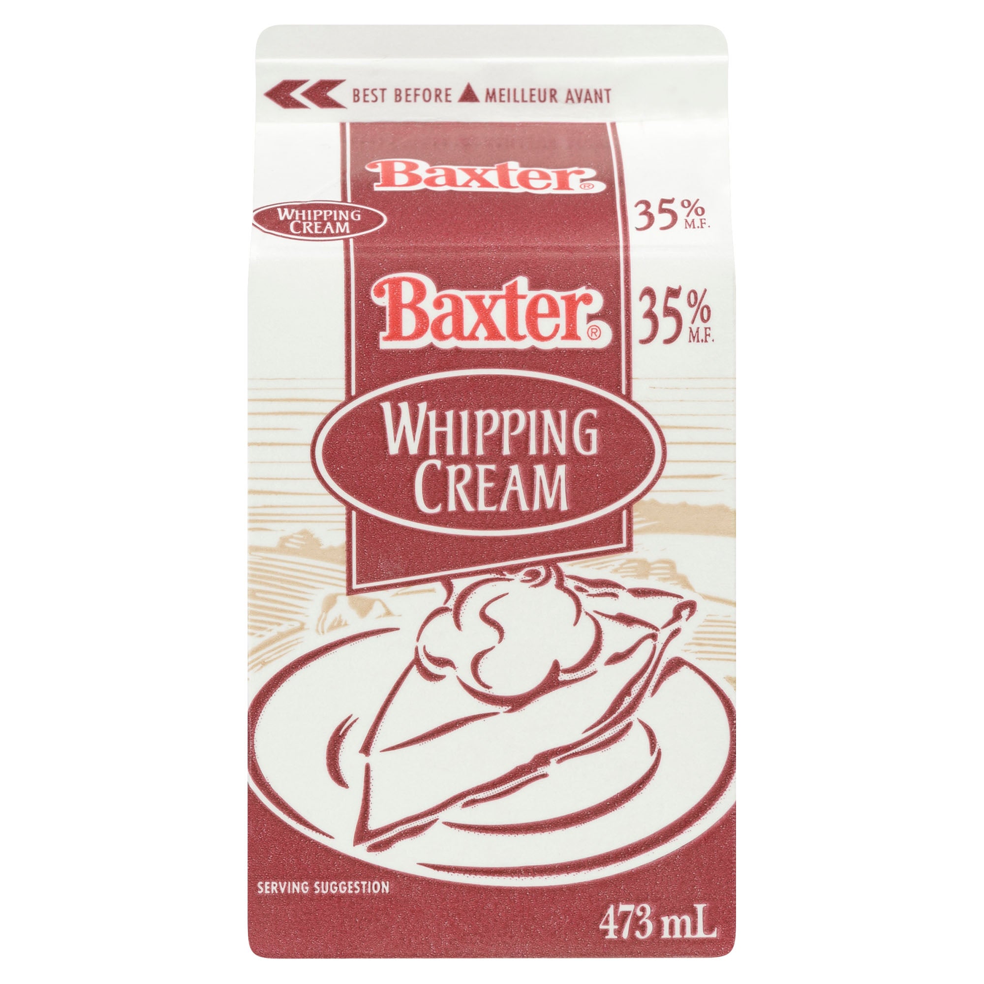 Baxter Whipping Cream - 473 ml – Giant Tiger