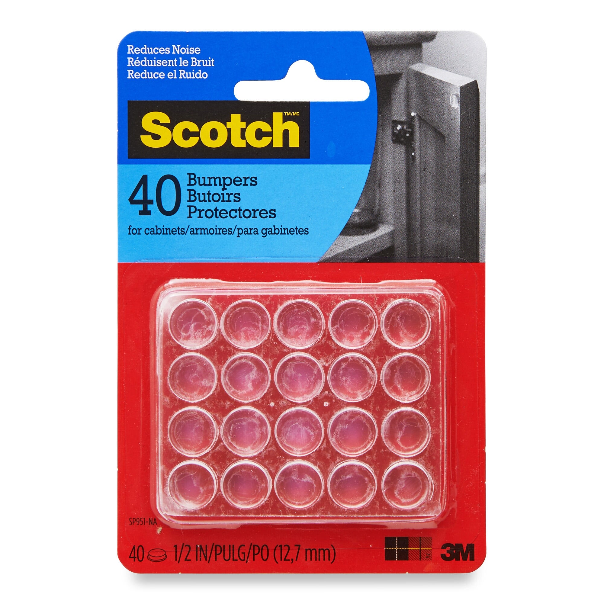 Scotch Round Clear Bumpers, 40-Pack – Giant Tiger