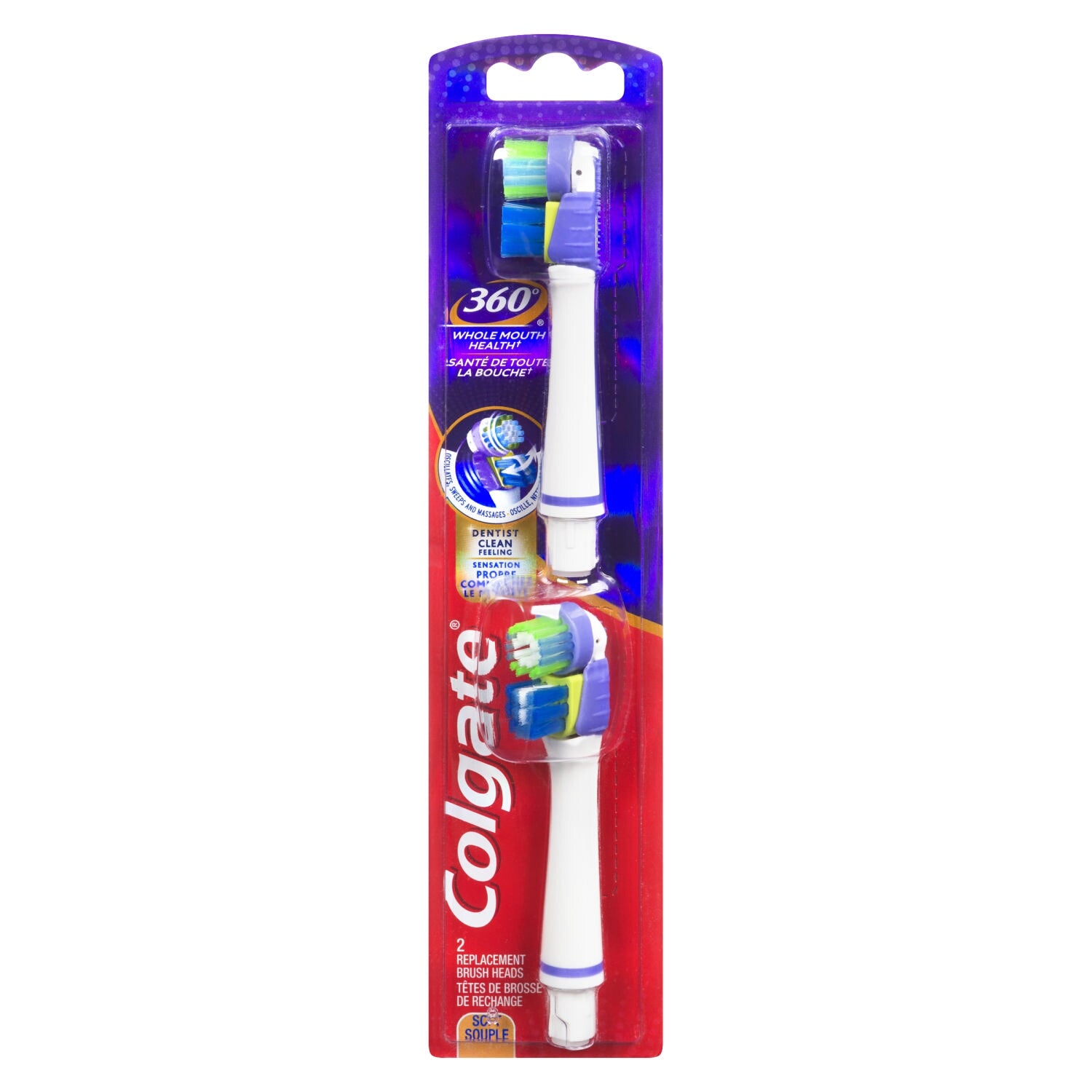 Colgate 360 Toothbrush Head Refills - 2pk. – Giant Tiger
