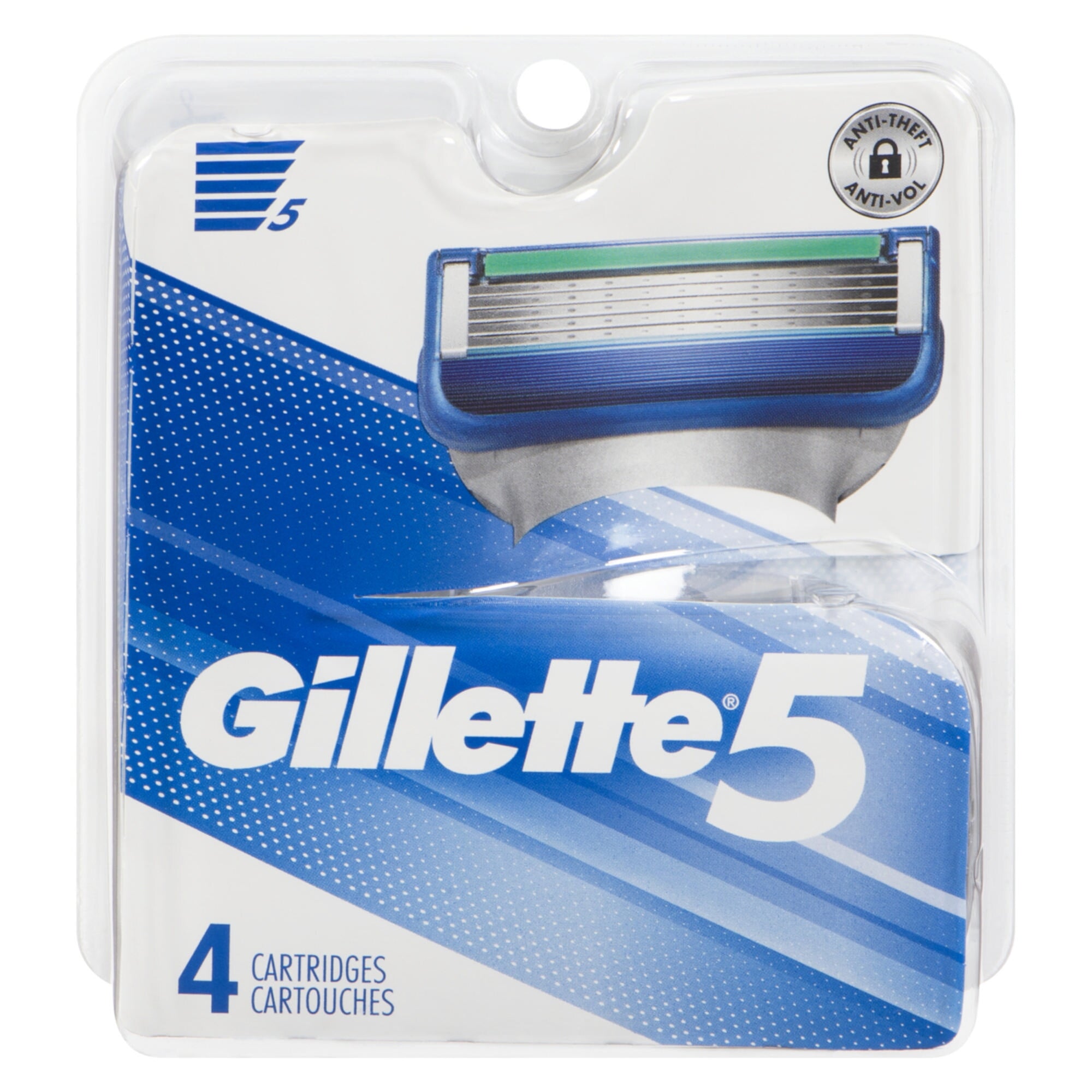 Gillette 5 Men's Razor Cartridges Refills - 4pk. – Giant Tiger