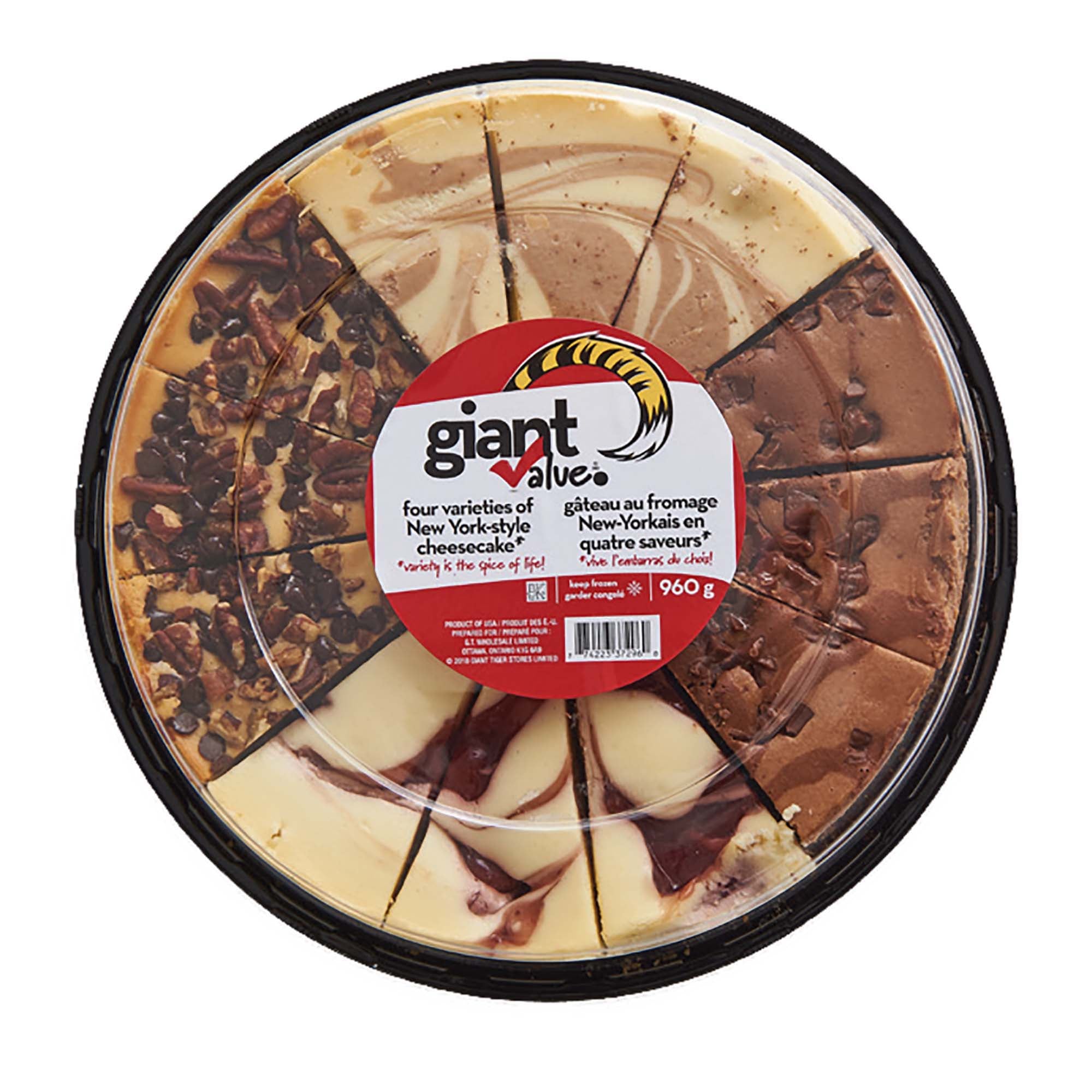 Giant Value New York Style Variety Cheesecake - 960g – Giant Tiger
